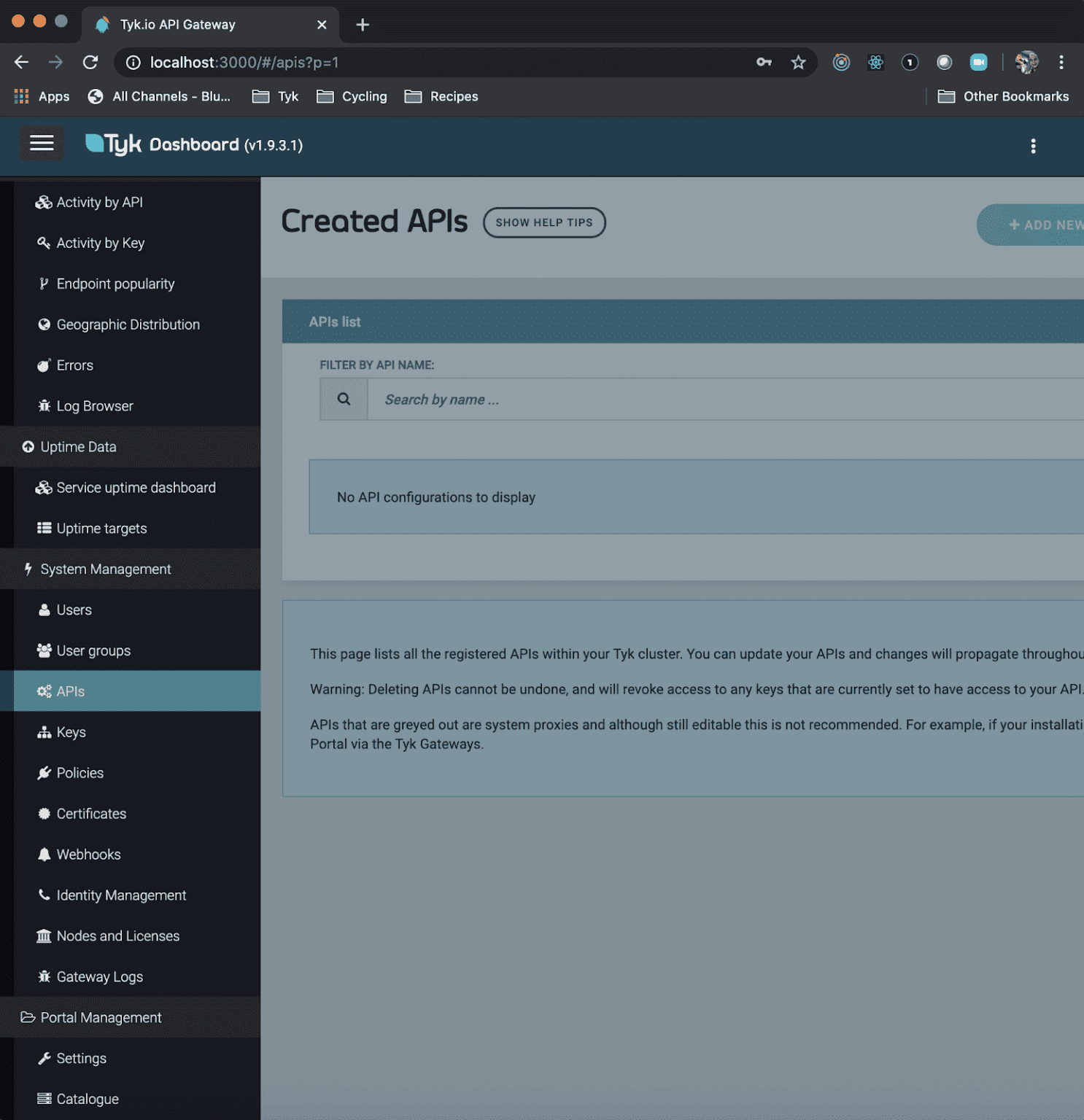 Getting Started With Tyk On Your Local Machine - Tyk API Gateway