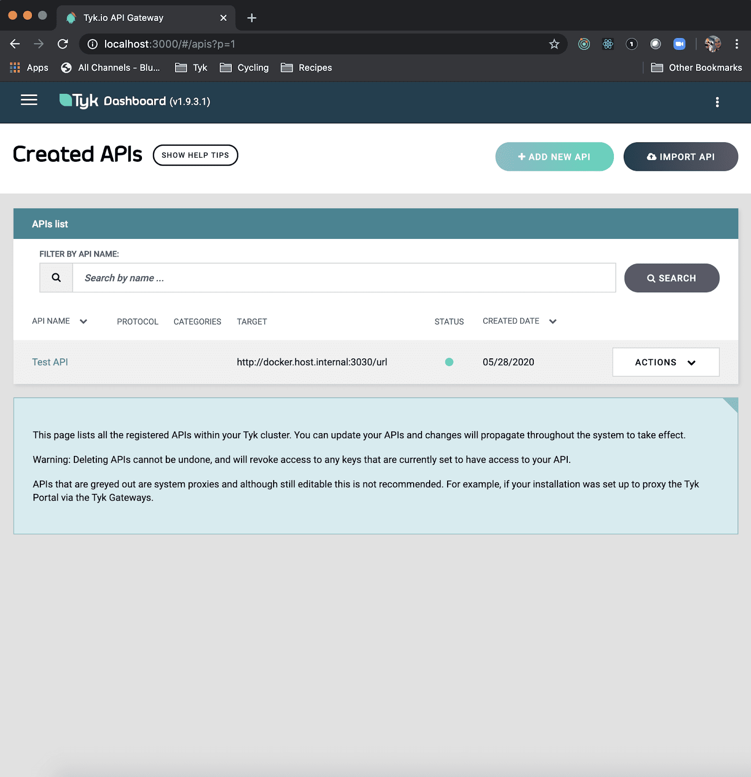 Getting Started With Tyk On Your Local Machine Tyk Api Gateway