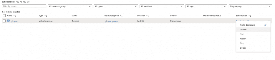 Getting started with Tyk on Microsoft Azure and Ubuntu