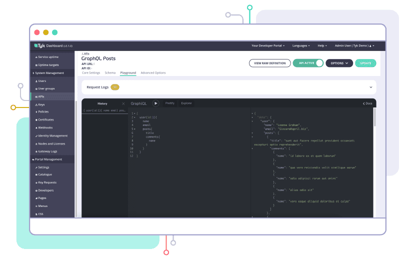No-code GraphQL with Universal Data Graph - Tyk API Management